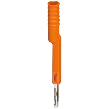 NSYTRAFTAR - TEST ADAPTER FOR 4MM SAFETY TEST PLUG, LOCKABLE ORANGE FOR ...