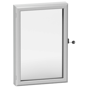NSYCW46 - Control window with aluminum frame and 3 mm acrylic window ...