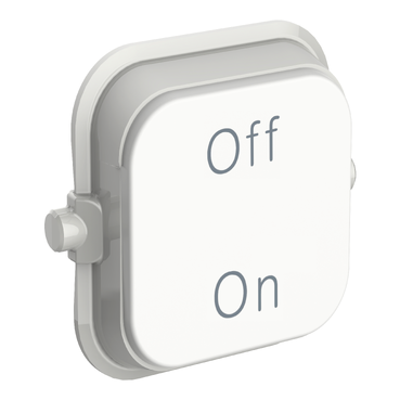 PDL381POF-VW - Iconic - switch rocker dolly labelled ON OFF vivid white ...