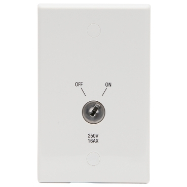 PDL568ON - 500 Series, Keylock Switch, Lockable 2-Way ON 16A 250V ...