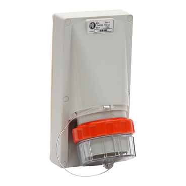 PDL56AI440LE - Appliance Inlet, 56 Series, 40A 500V 3-Phase 4-Round Pin ...