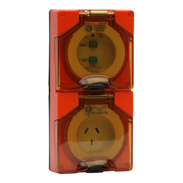 PDL56C310RCD30LERO - RCD Protected Socket, 56 Series, 30mA 10A 240V 3 ...
