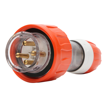PDL56P416QC - Plug, 56 Series, Straight, 16A, 500V, 4-Round Pin, Quick ...