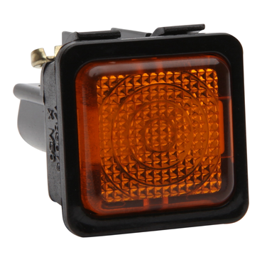 PDL610MNAMBK - PDL 600 Series - Module Illuminated Neon Amber - Black ...