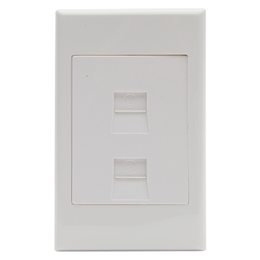 PDL617BT22 - Double Telephone Jack Outlet Plate, 600 Series, BT Single ...