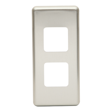 PDL689MSS - 600 Series, Cover Plate Worktop Switch, 2-Gang | Schneider ...