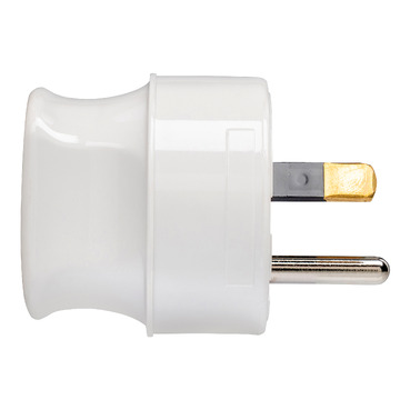 PDL905RWH - Plug, 900 Series, Round Earth 10A Back-Entry 3-Pin ...