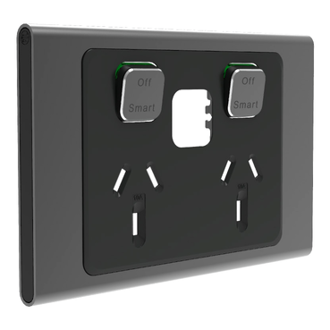 PDLS395CSC-SH - Styl Cover Plate Connected Double Socket, Iconic ...