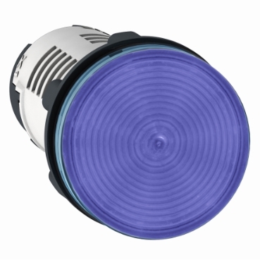 XB7EV06GP3 - round pilot light Ø 22 - blue - integral LED - 120 V ...