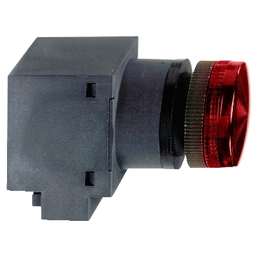 XB7EV84P - round pilot light Ø 22 - red - bulb BA 9s - 230..240 V ...