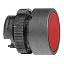 ZA2BA4 - red flush pushbutton head Ø22 spring return unmarked ...