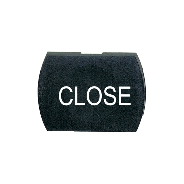 ZB6YD232 - Harmony XB6, black cap marked CLOSE for rectangular non illuminated pushbutton Ø 16 ...