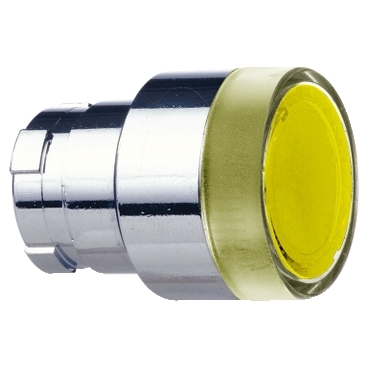 ZB2BW353 - illuminated pushbutton head - Ø 22 - yellow | Schneider ...
