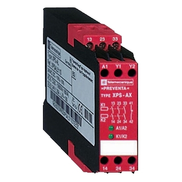 XPSAX5120 - module XPS-AX - Emergency stop - 24 V AC DC | Schneider ...
