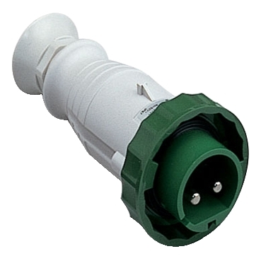 82355 - PratiKa wander plug - straight - 16 A - 2P - 20...25 V AC ...