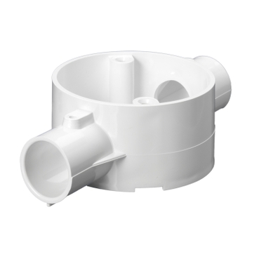 20CJB3W - 2-way through box - for 20 mm conduit - white | Schneider ...