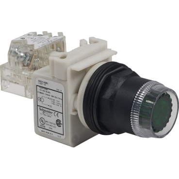 9001SK1L1A - Illuminated push-button head, Harmony 9001SK, plastic ...