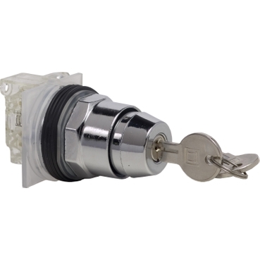 9001KS53K5H1 - Selector switch, Harmony 9001K, metal, key switch, 30mm ...
