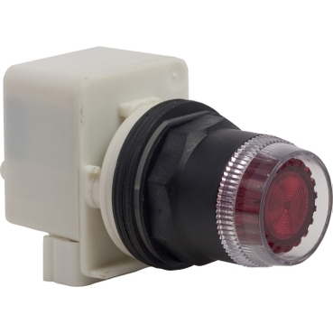 9001SK1L1R - Illuminated push-button head, Harmony 9001SK, plastic ...