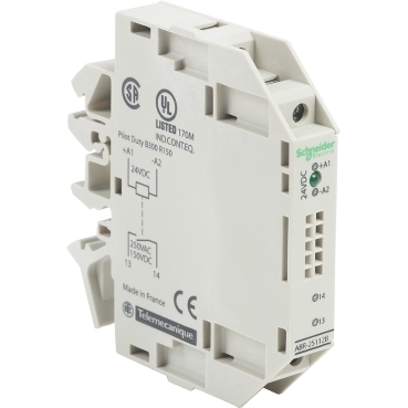ABR2S112B - output interface module - 9.5 mm - electromechanical - 24 V ...