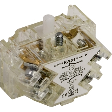 9001KA31 - Contact block, Harmony 9001K, Harmony 9001SK, 0-600V, gold ...