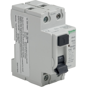 60949 - ground fault protector GFP - 2 poles - 25A - 120..240V - 30mA ...