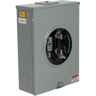 1003878A - Meter socket, 200 A, 600 V, 1 PH, ringless, 5 jaws w/o ...