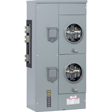 EZML112225CU - Branch unit, EZ Meter-Pak, 225A, 2 x 5 jaw sockets, 120 ...