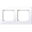503225 - Cover frame, Merten M-Plan II, 2 gangs, active white ...