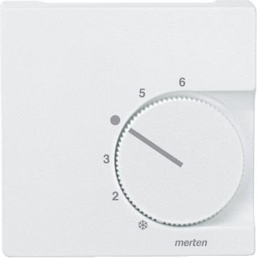 536219 - Cen.pl. f. room temp. ctrl insert w. two way contact, polar ...