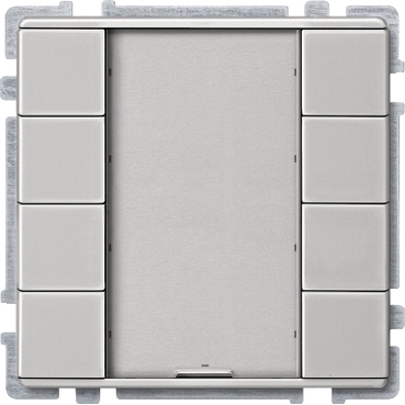 628346 - Push-button, 4-gang plus, stainless steel, System Design ...