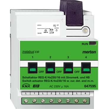 647595 - Actionneur de commutation REG-K/4x230/16 avec mode manuel et ...