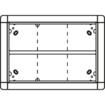 1881620 - Unterputzrahmen 6 Modulplätze, silber | Schneider Electric ...