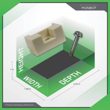 PK2MB - Mini circuit breaker accessory, QO, bracket kit, retaining, 2 ...