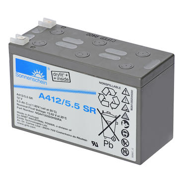EMS58589 - PowerLogic BAT5.5Ah 12V 5.5Ah 12 years life industrial VRLA ...