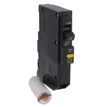 QO125GFI1200 - Mini circuit breaker, QO, 25A, 1 pole, 120VAC, 10kA ...