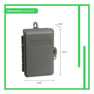 QO200TRNM - Enclosed molded case switch, QO, 60A, 2 pole, 240VAC, 22kA ...