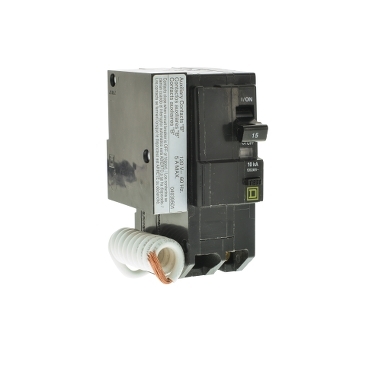 QO215EPD1201 - Mini circuit breaker, QO, 15A, 2 pole, 120/240VAC, 10kA ...