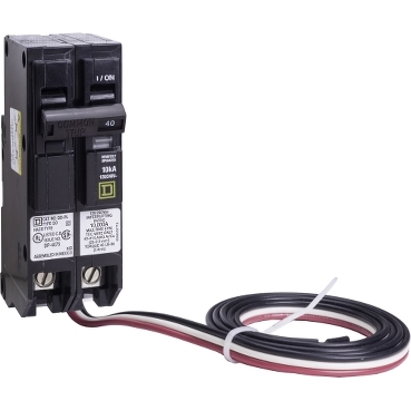 QO240PL5392 - Mini circuit breaker, QO, 40A, 2 pole, 120/240VAC, 10kA ...