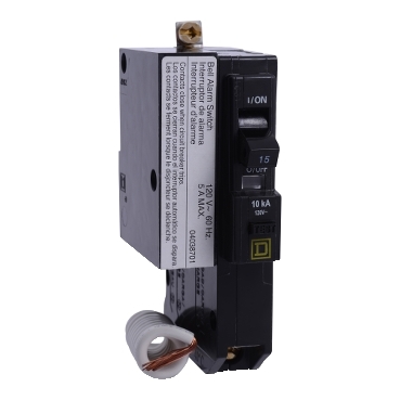 QOB115EPD2100 - Mini circuit breaker, QO, 15A, 1 pole, 120VAC, 10kA ...