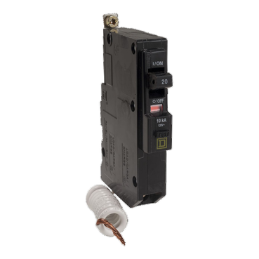 QOB120EPDFT - Mini circuit breaker, QO, 20A, 1 pole, 120VAC, 10kA, bolt ...