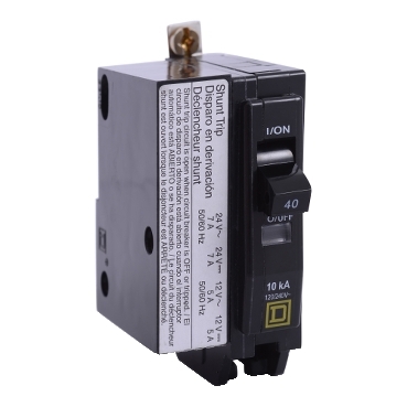 QOB1401042 - Mini circuit breaker, QO, 40A, 1 pole, 120/240VAC, 10kA ...