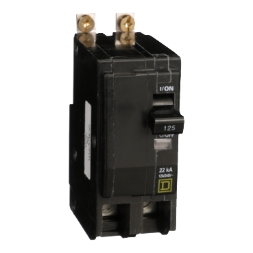 QOB2125VH - Mini circuit breaker, QO, 125A, 2 pole, 120/240VAC, 22kA ...