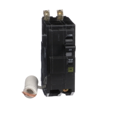 QOB220EPD - Mini circuit breaker, QO, 20A, 2 pole, 120/240VAC, 10kA ...