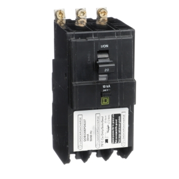 QOB320EPD5237 - [TAA] Mini circuit breaker, QO, 20A, 3 pole, 240VAC ...