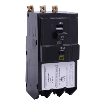 QOB320EPD - Mini circuit breaker, QO, 20A, 3 pole, 240VAC, 10kA, bolt ...