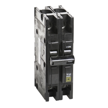 QOU2100B - Mini circuit breaker, QOU, 100A, 2 pole, 120/240VAC, 10kA ...