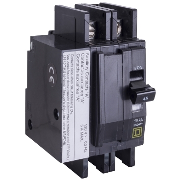 QOU2701200 - Mini circuit breaker, QOU, 70A, 2 pole, 120/240 VAC, 10kA ...