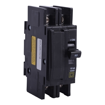 QOU2605258B - Mini circuit breaker, QOU, 60A, 2 pole, 120/240 VAC, 10kA ...