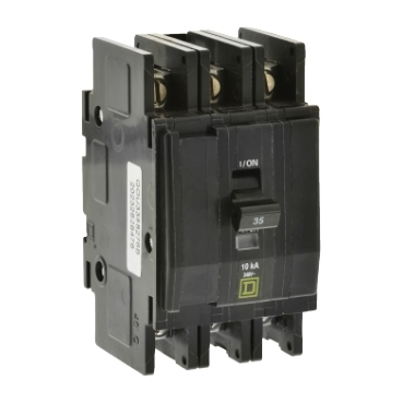 QOU3355276B - Mini circuit breaker, QOU, 35A, 3 pole, 240 VAC, 10kA ...